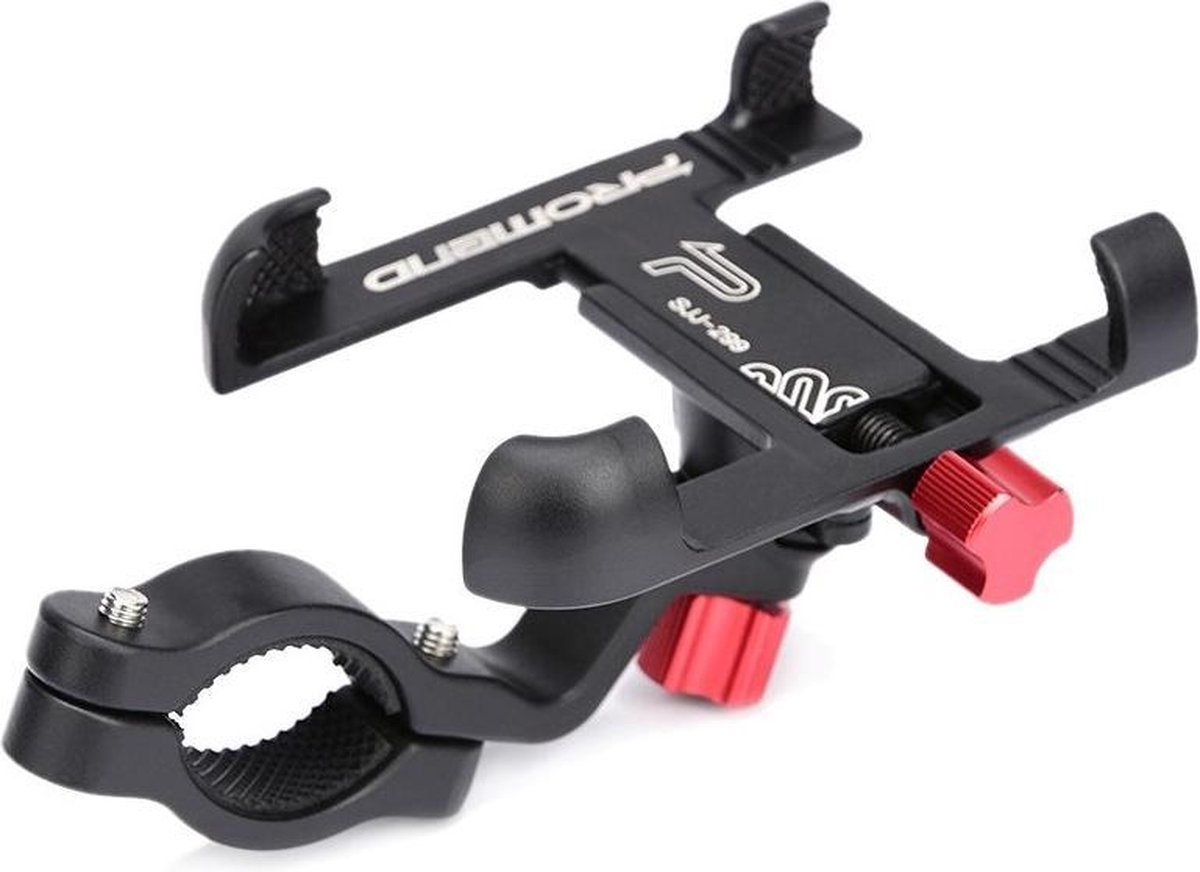 Telefoonhouder Fiets - 360° Aluminium Telefoon Houder - Zwart - Max. 5. ...