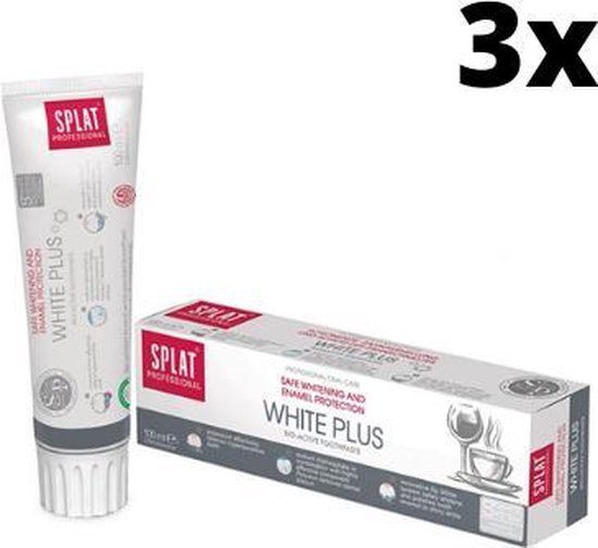 Splat Tandpasta - Professional White-Plus - 3 x 100 ml ...