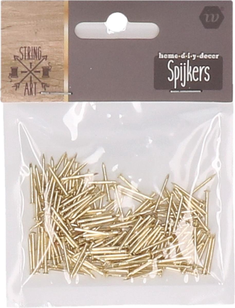 String art spijkers | Spijkertjes | Goud | 15 mm | Spijker kunst ...