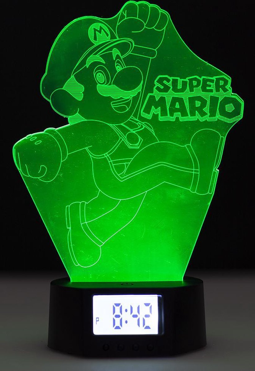 Super Mario Wekker met Nachtlamp + afstandsbediening- 3855 ...