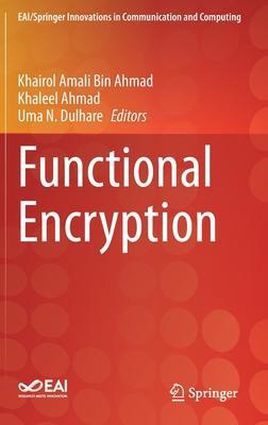 Functional Encryption | 9783030608897 | Boeken | bol