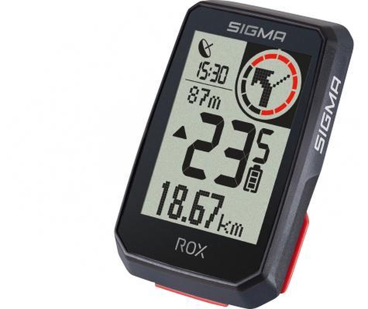 GPS Fietscomputer Sigma ROX 2.0 GPS met standaard stuurhouder - zwart | bol