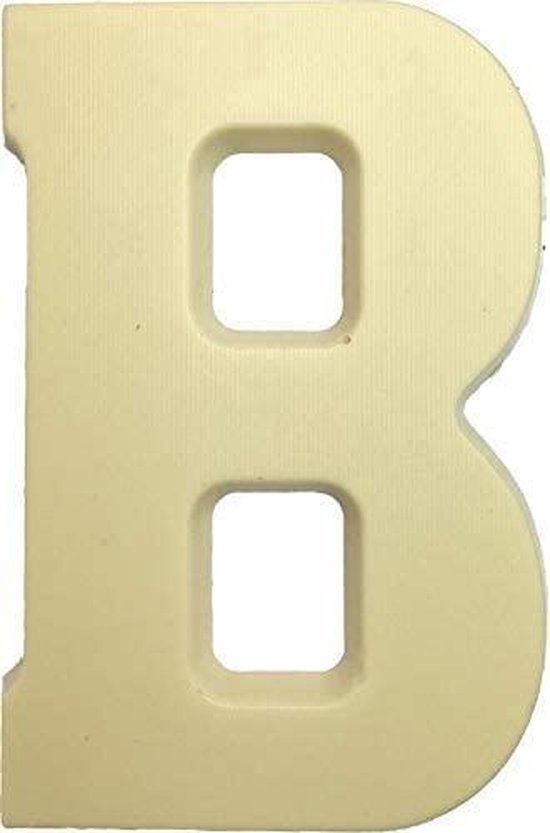 Joe & Mien Ambachtelijke Chocolade letter 'B' - Wit - 1 x 200 gram ...