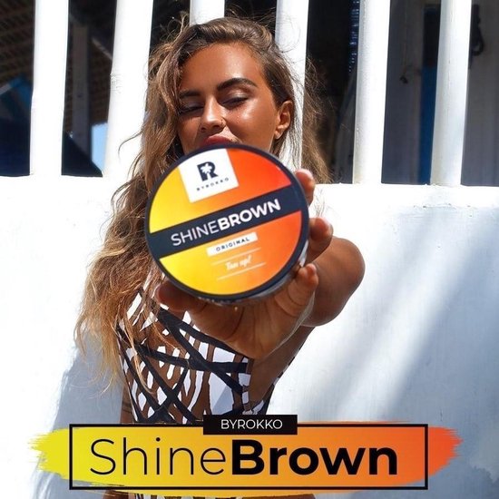 BYROKKO Shine Brown Tanning Crème - Zelfbruinend & Hydraterend - 2 x ...