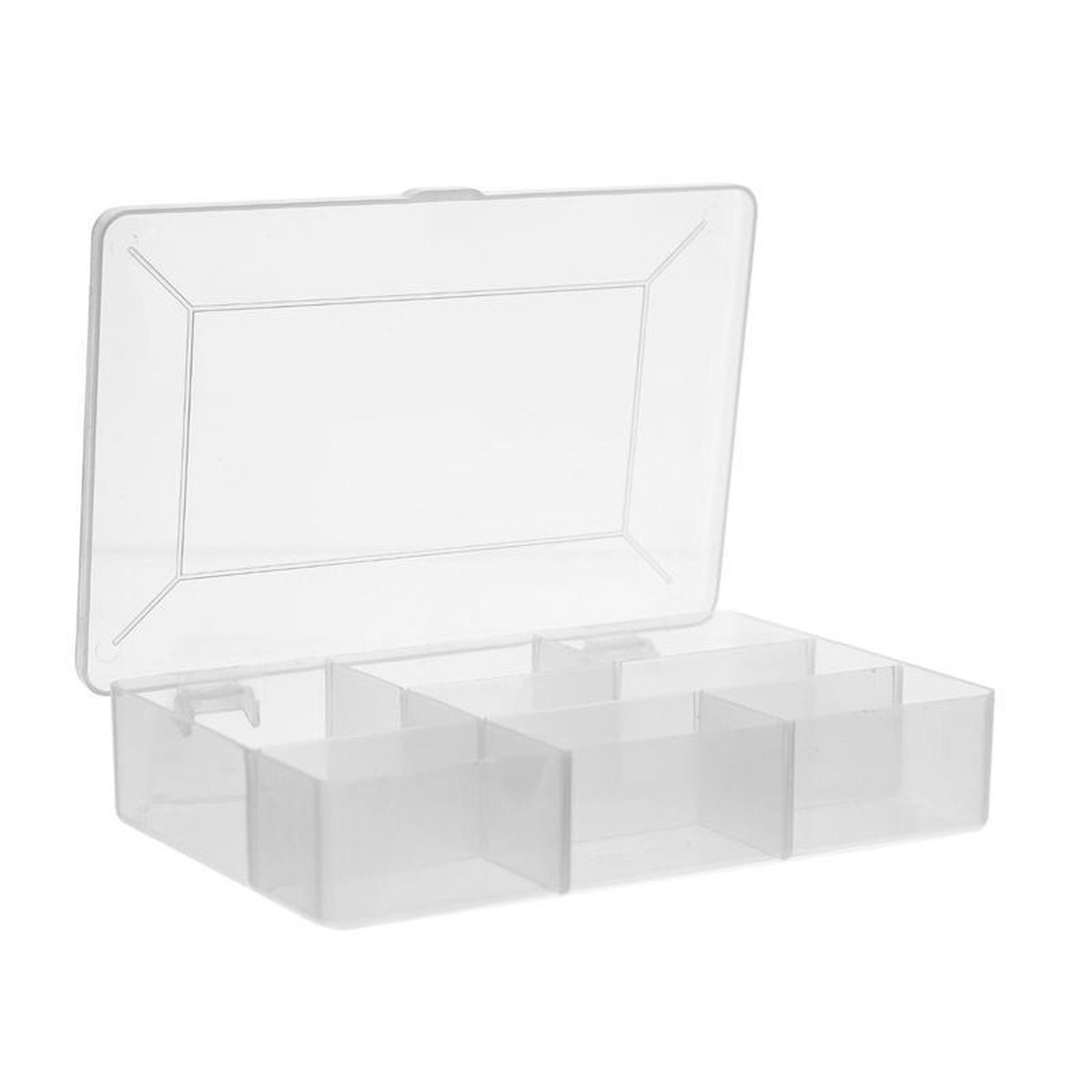 Five® Plastic opbergbox met vakjes - 7-vaks - Sorteervakken, Stapelbaar ...
