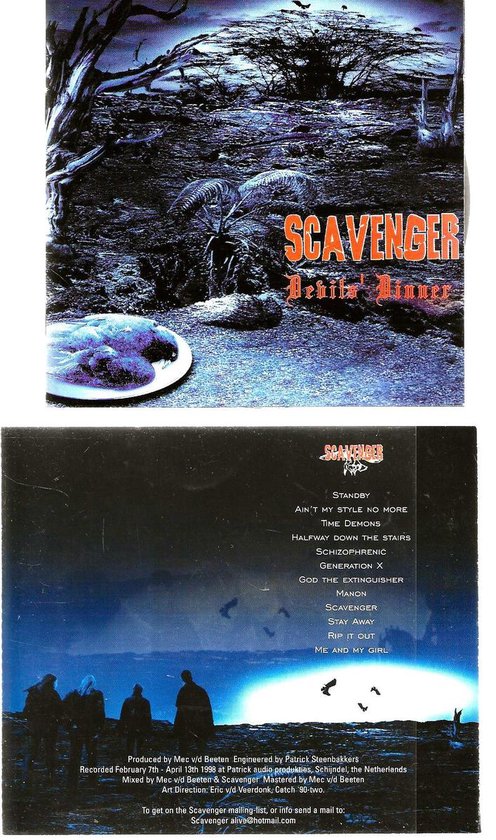 Scavenger Devil's Dinner, Scavenger | CD (album) | Muziek | bol