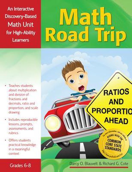 Math Road Trip, Grades 6-8, Richard G. Cote | 9781618210463 | Boeken | bol