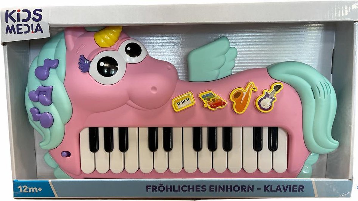 Laptronics Vrolijke Eenhoorn Piano 24 Toetsen | bol.com