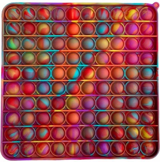 Pop it XL - Groot - Fidget Toy - Vierkant Camouflage | bol.com