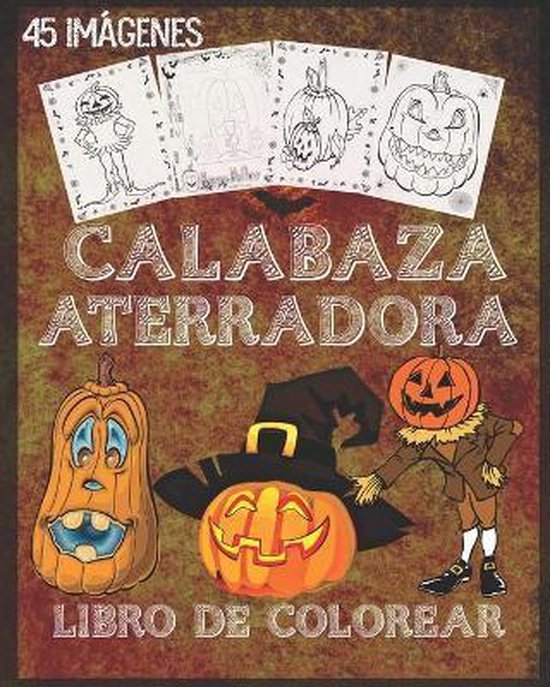 libro de colorear de calabaza aterradora, Calabaza Publisher ...
