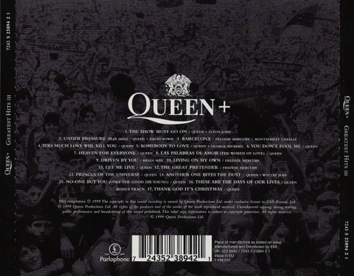 Greatest Hits Vol. 3, Queen | CD (album) | Muziek | bol.com