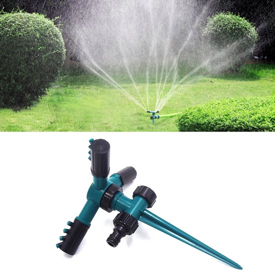 Automatische 360 roterende verstelbare tuin-watersproeiers ...