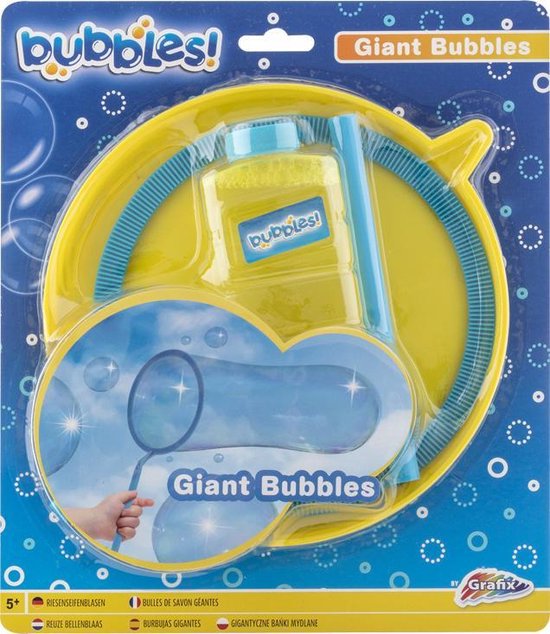 Maak je eigen bellenblaas XXL- Kleur blauw - Mega bellenblaas ...