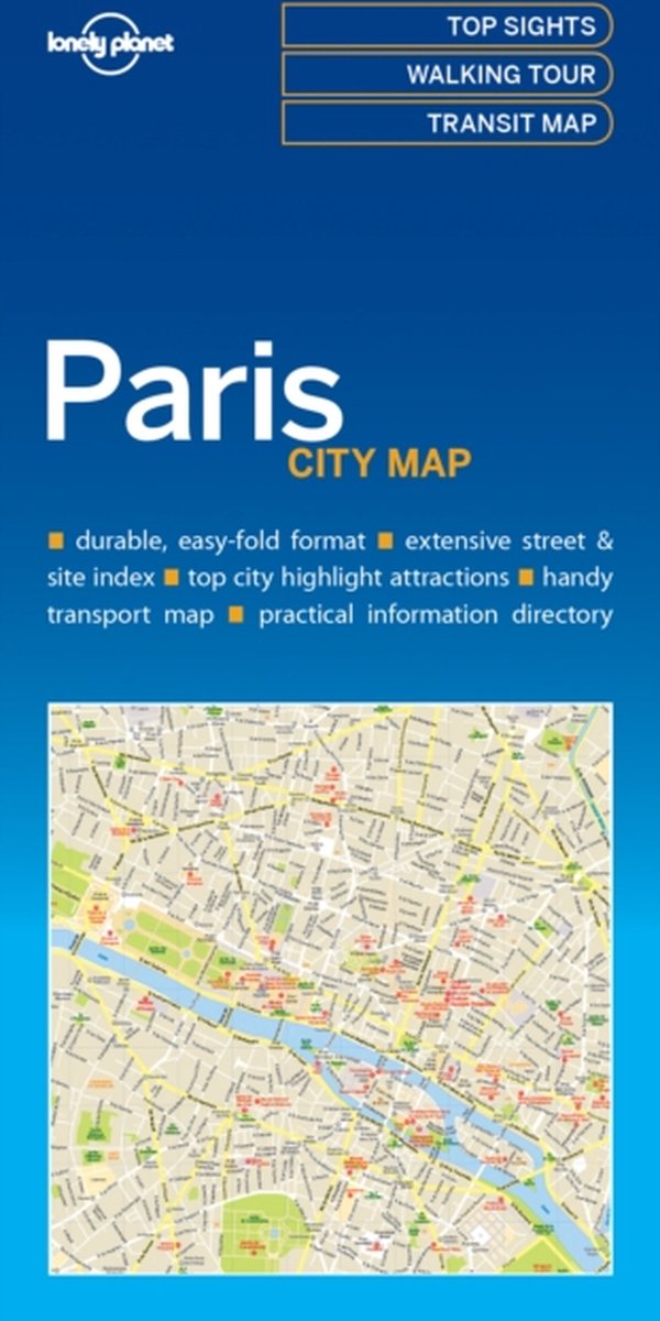 Paris City Map With Attractions Plans And Maps Of Paris • Paris Je