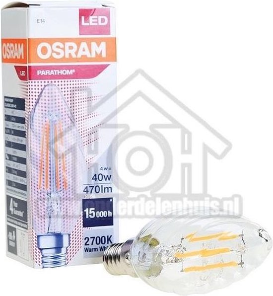 Osram Parathom Retrofit Classic E14 BW 4W 827 Filament | Zeer Warm Wit ... Osram Parathom Retrofit Classic E14 BW 4W 827 Filament | Zeer Warm Wit ...