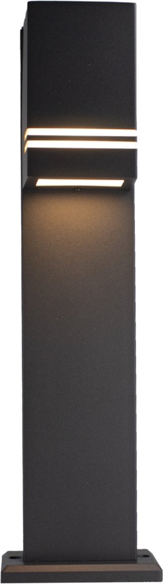 Staande buitenlamp zwart GU10 fitting 50 cm | Tobago | bol.com
