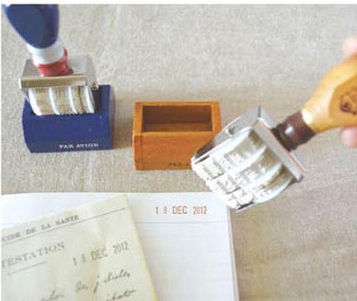 Datumstempel Vintage - Bruin | bol
