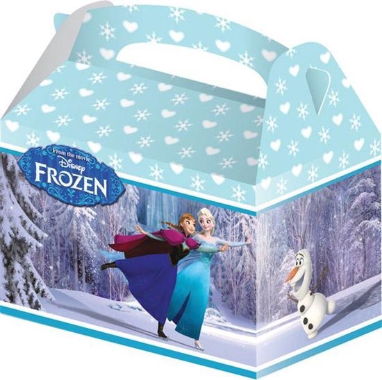Traktatie doosje Frozen | 4 stuks| Menu box | Party Box Frozen | bol
