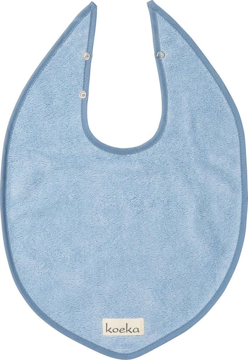 Koeka Slab drop Dijon Organic - soft blue | bol.com