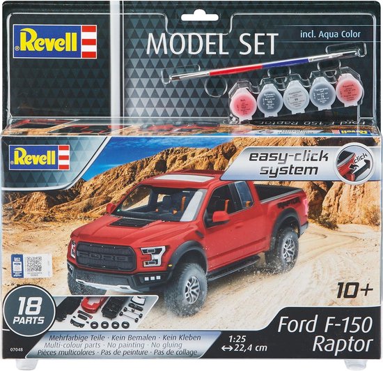 Revell Modelbouwset Ford F-150 Raptor 224 Mm Schaal 1:25 | bol