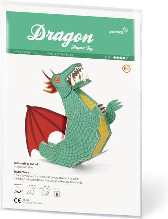 Pukaca DIY draak groen | bol