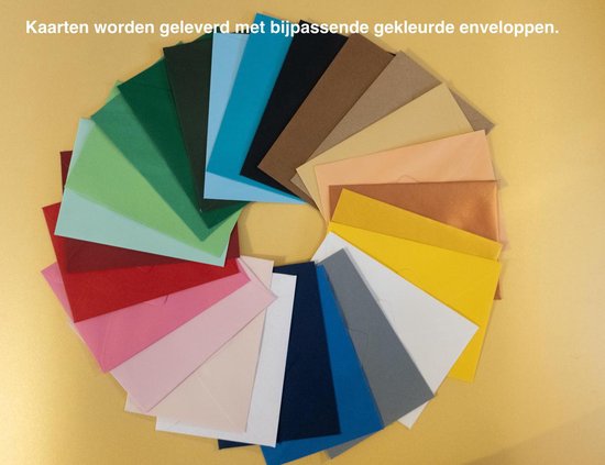 set blanco wenskaarten 10 stuks | bol