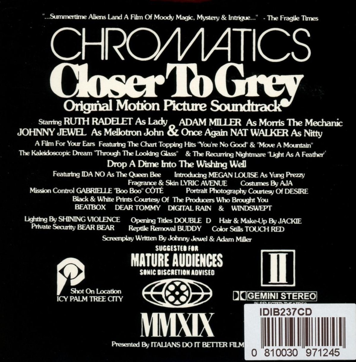 Chromatics - Closer To Grey (CD), Chromatics | CD (album) | Muziek ...