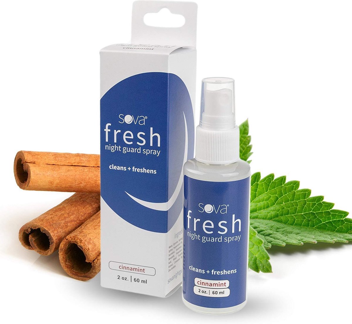 Sova desinfecterende spray om protheses en knarsbitjes mee te ...