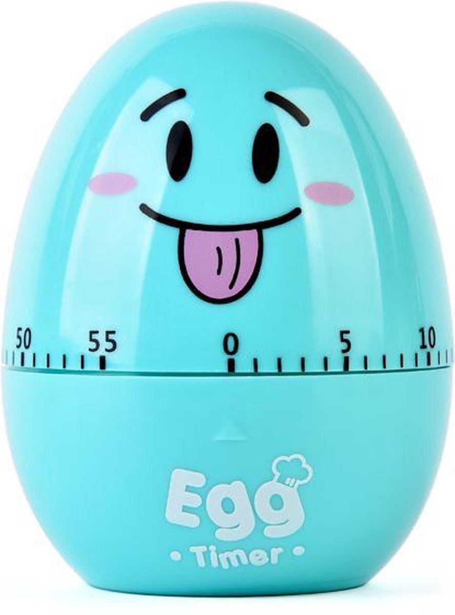 Eierwekker Kookwekker in Eivorm met Timer – Smiley - voor koken Ei ...