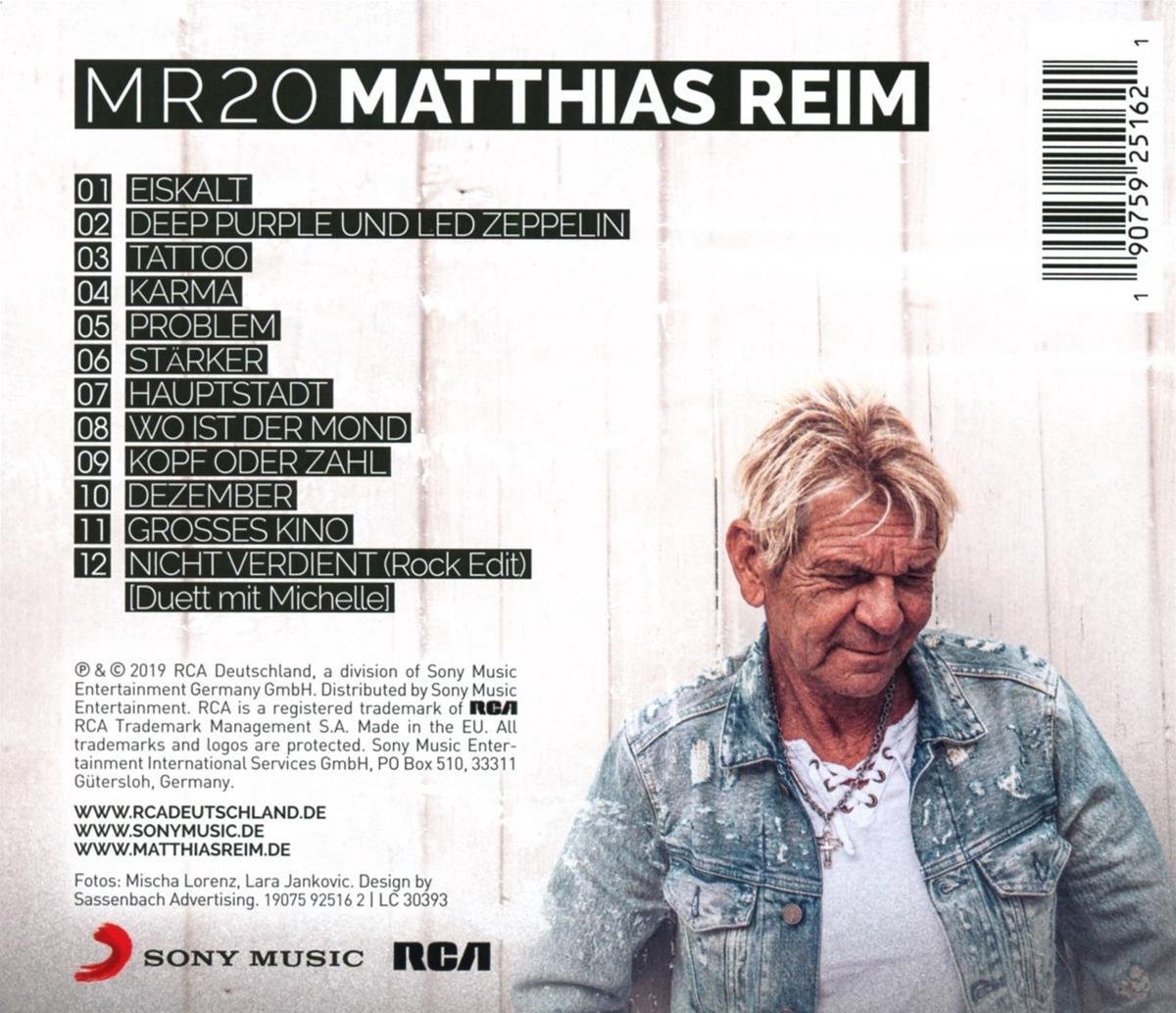 MR20, Matthias Reim | CD (album) | Muziek | bol.com