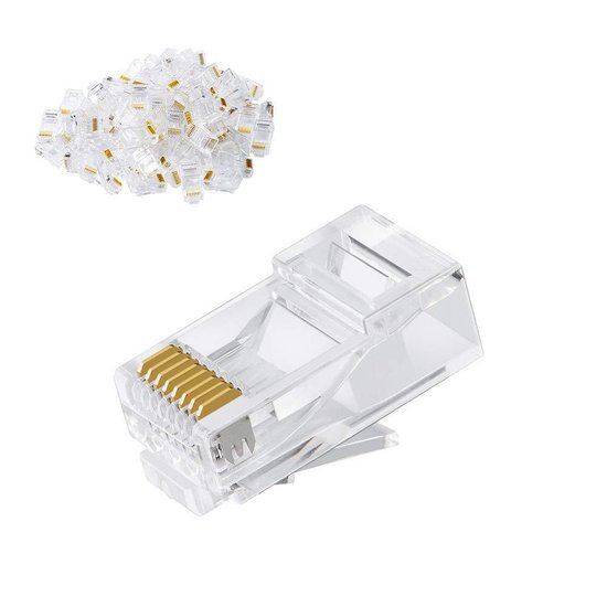 RJ-45 CAT-5E / CAT 6 Connector 20 stuks | bol