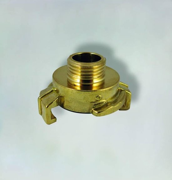 Snelkoppeling, messing, schroefkoppeling met 1 1/4 buitendraad ...