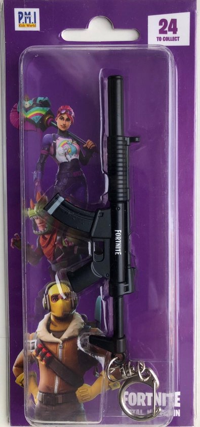 Fortnite sleutelhanger - Rifle - Geweer - zwart - keychain | bol.com