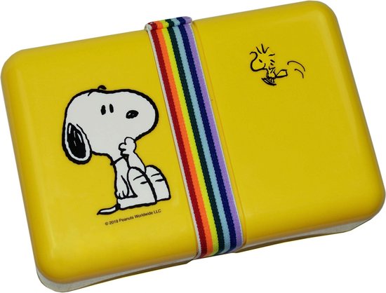 Blueprint Collections Broodtrommel Snoopy 18 X 12 X 6 Cm Geel | bol