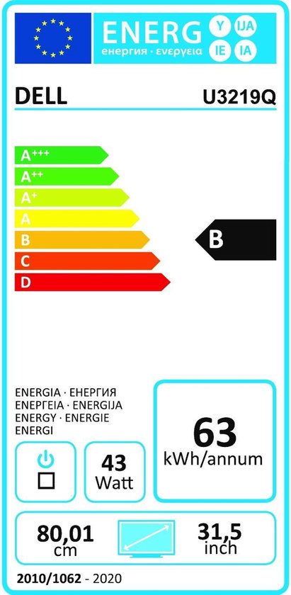 Dell U3219Q - 4K USB-C IPS Monitor - 32 Inch | bol
