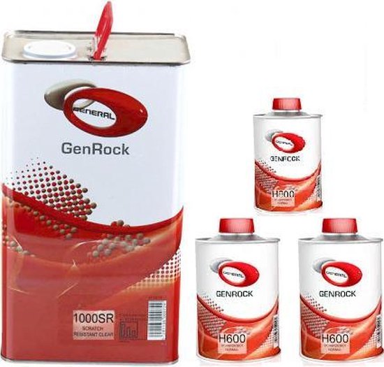 General Paint - GenRock blanke lak 4,5L + 2,5L verharder | bol