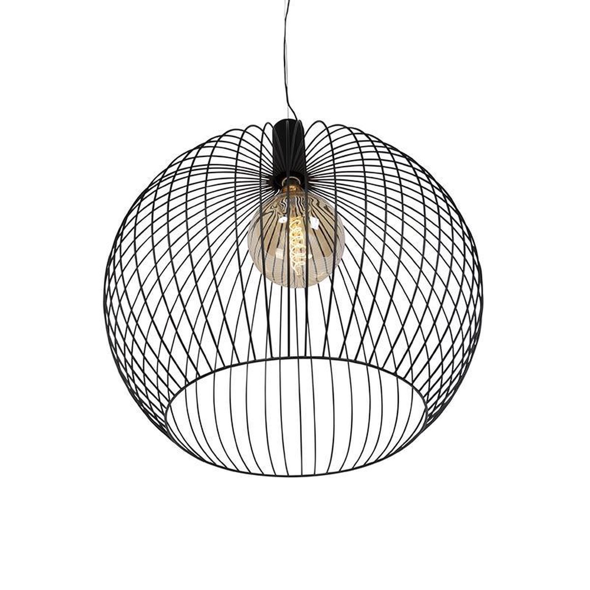 ETH wire - Hanglamp - 1 lichts - Ø 700 mm - Zwart | bol.com