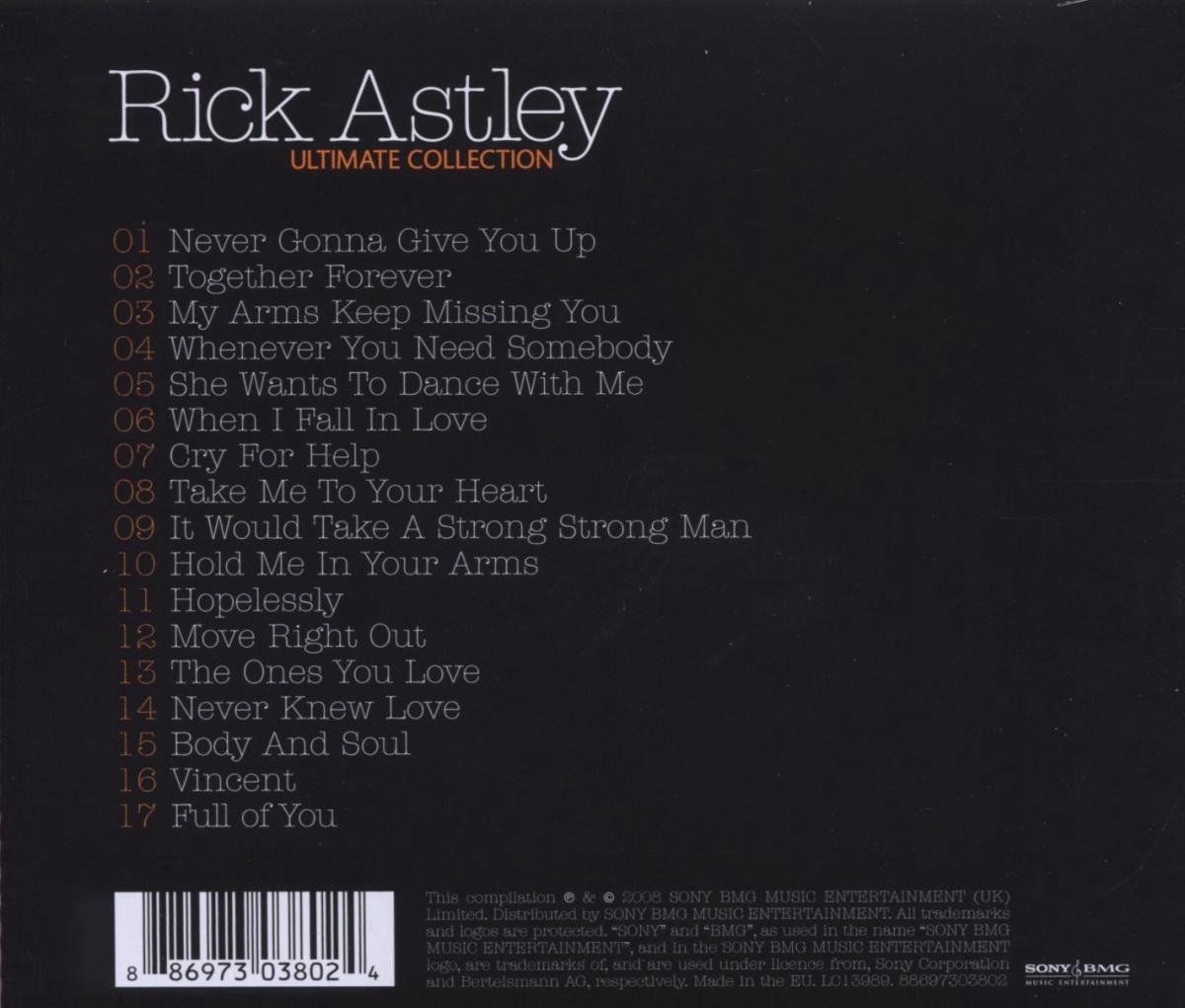 Ultimate Collection, Rick Astley | CD (album) | Muziek | bol.com