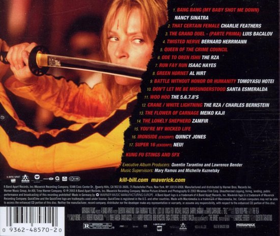 Kill Bill(ost), various artists | CD (album) | Muziek | bol.com