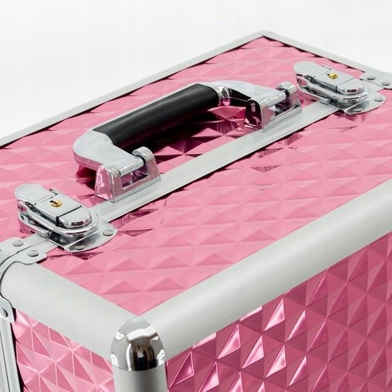 Koffer groot 3D roze met opbergvakken | bol.com