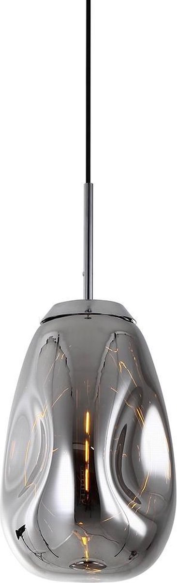 Leitmotiv Blown hanglamp - rookglas - Ø22 cm - E27 - in hoogte ...