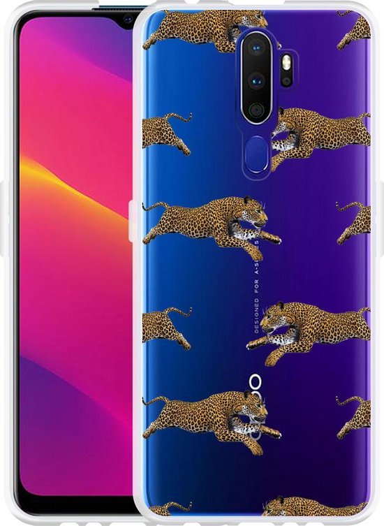 Oppo A9 2020 Hoesje Leopard - Designed by Cazy | bol