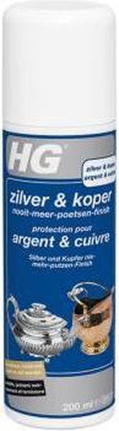 Zilver & koper nooit-meer-poetsen-finish - HG | bol