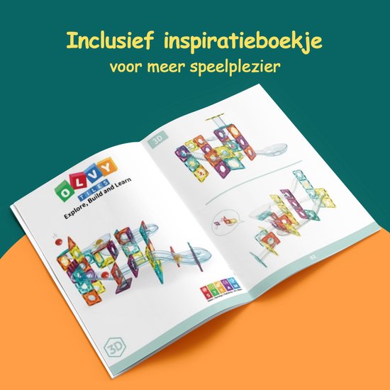 Magnetische Tiles - 100 Stuks - Knikkerbaan - Magnetische Tegels | bol