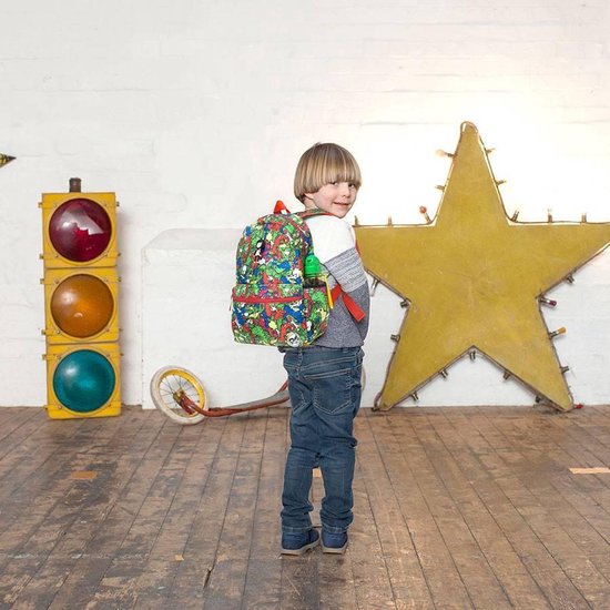 Zip and Zoe Rugzak Zip & ZoÃ« Kid's Junior Backpack Dino Multi Multi ...