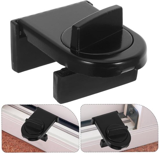 Raamslot - 2 stuks - Raambegrenzer - Schuifraam slot - raamvastzetter ...