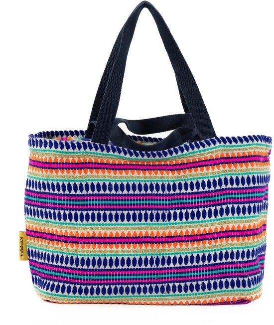 Mycha Ibiza - Strandtas - Paars - Myc26031 | bol