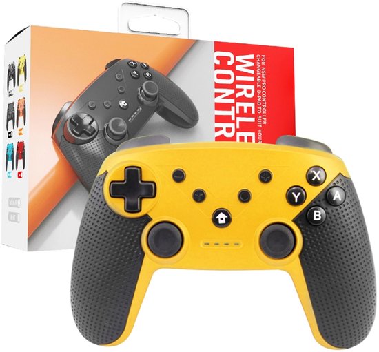 Topwolf Wireless Pro Controller for Nintendo Switch Excl. NFC-Geel (NSW ...