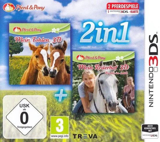 2in1 My Foal 3D + My Riding Stables 3D-Duits (3DS) Nieuw | Games | bol