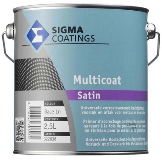 Sigma Multicoat Satin Base ZN 1L | bol
